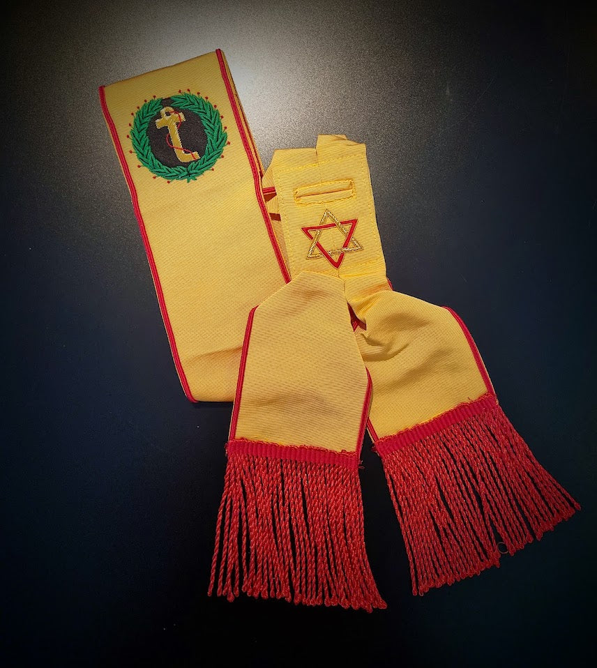 Scarlet Cord Provincial sash – The Crafty Freemason